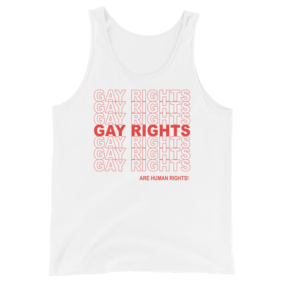 Gay Rights Are Human Rights Tank | pride tank top, LGBTQ tank