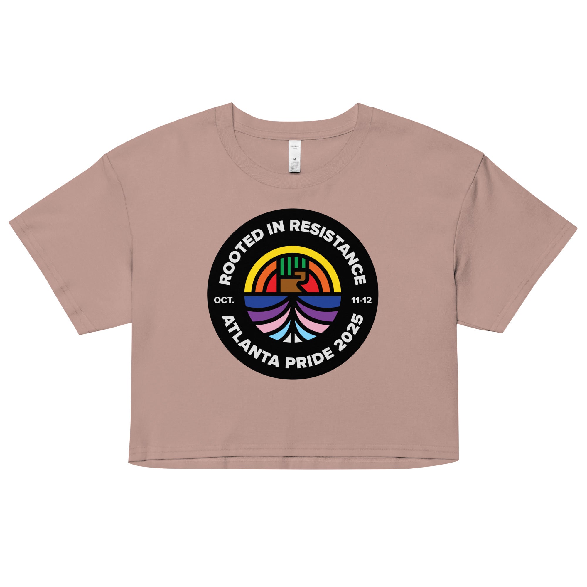 Atlanta Pride 2025 “Rooted in Resistance” Crop Top